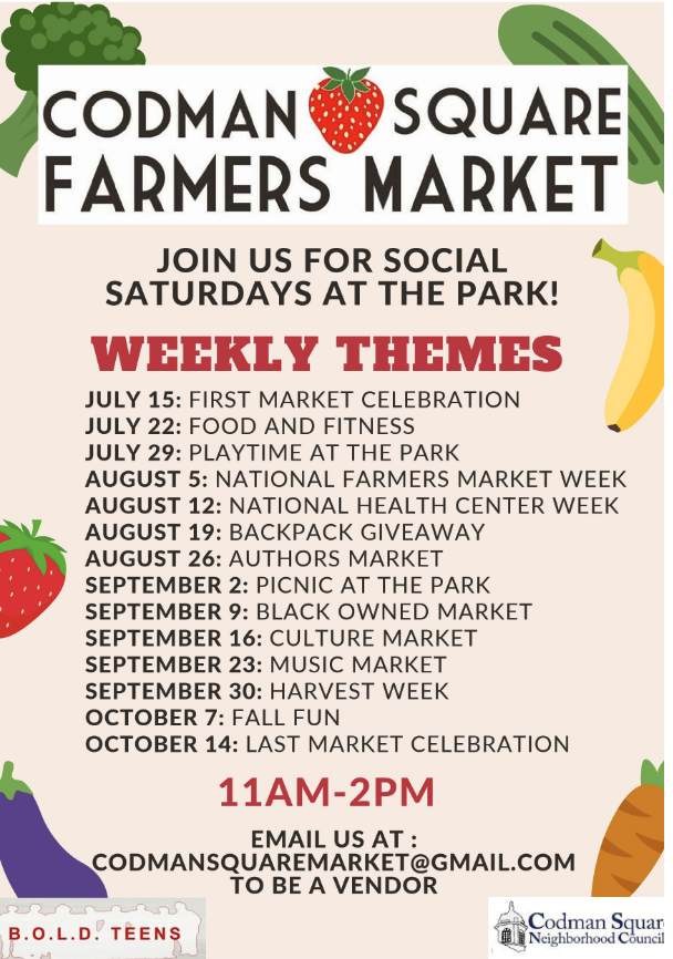 Codman Square Farmers Market – Codman Square Neighborhood Council